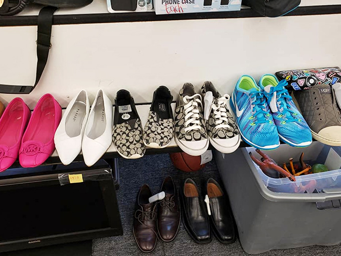 Shoe paradise where designer labels mingle with everyday brands. That perfect pair is waiting, and your wallet won't even notice.