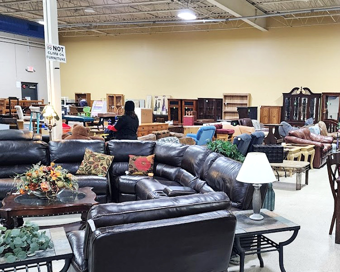 The book section: a literary treasure trove where bibliophiles can feed their reading habits without starving their wallets.