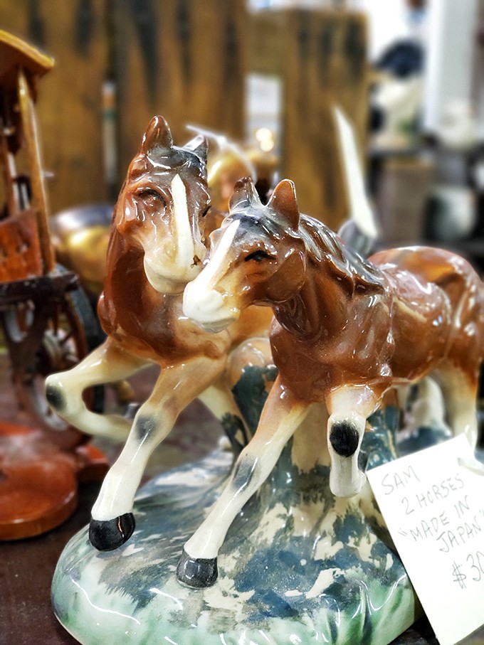 These ceramic horses look ready to gallop off the shelf and into your living room&mdash;Japanese craftsmanship at its finest.