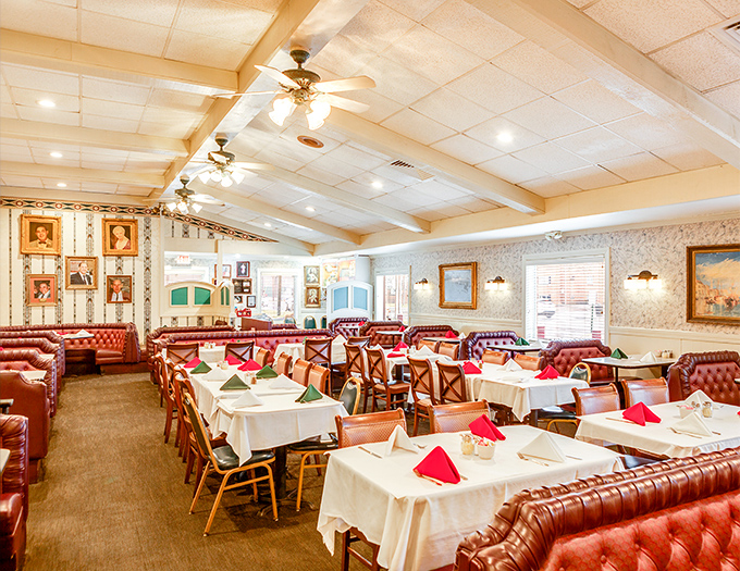 The dining room feels like Sunday dinner at your favorite relative's house, if that relative happened to be an exceptional Italian cook.