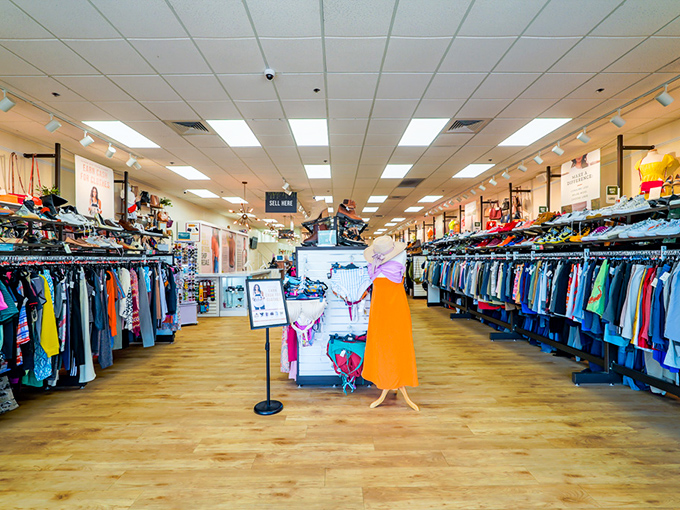 Wide aisles and clear sightlines make shopping a pleasure, not a treasure hunt requiring Indiana Jones-level determination.