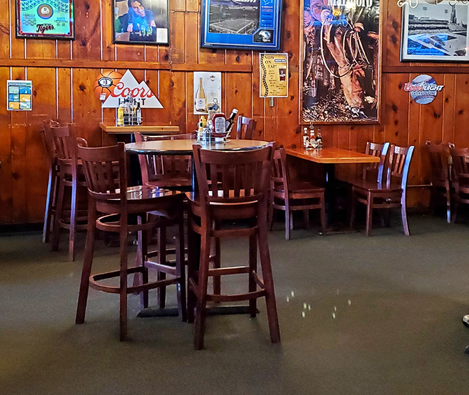 High-top tables, wood paneling, and decades of conversations soaked into the walls &ndash; this is where Shelby gathers to break bread and share stories.