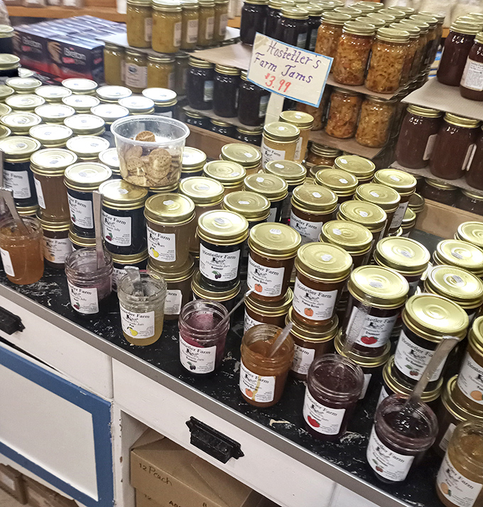 Jars of jewel-toned jams and preserves&mdash;each one a time capsule of summer sunshine waiting to brighten winter toast.