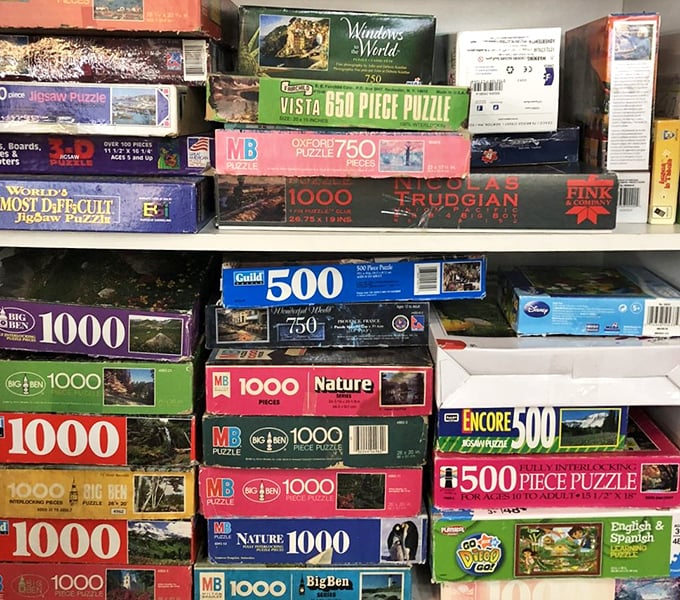 Puzzle paradise! For when you need 1000 pieces of mountain scenery to remind you why you don't go outside more often.