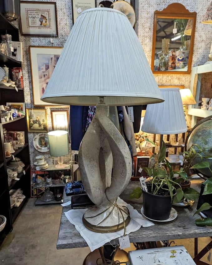 This sculptural lamp proves that sometimes the most interesting home accessories weren't originally intended to be home accessories at all.