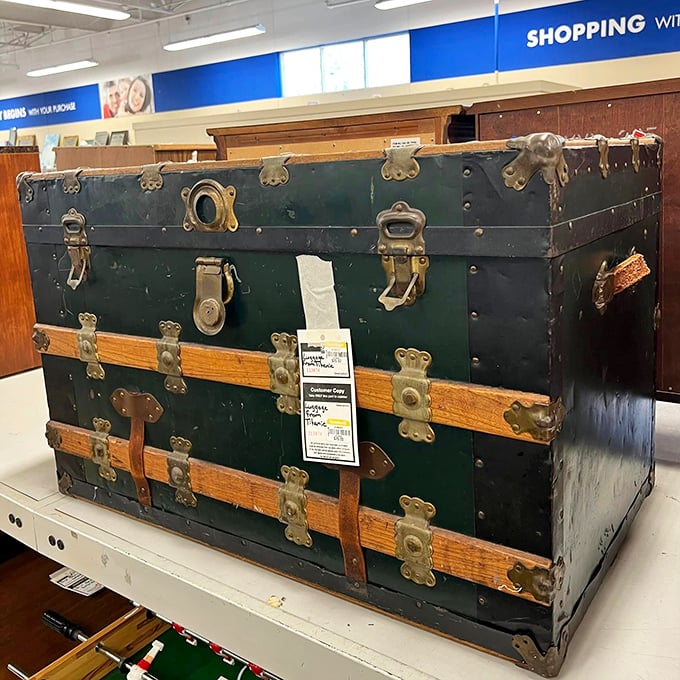 This vintage steamer trunk has probably seen more of the world than most of us&mdash;and now it's ready for its second act.