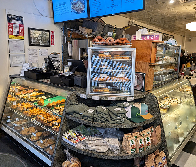 The bakery counter&mdash;where willpower goes to die and happiness begins. Those pastries aren't just baked goods&mdash;they're edible works of art waiting for their forever home.