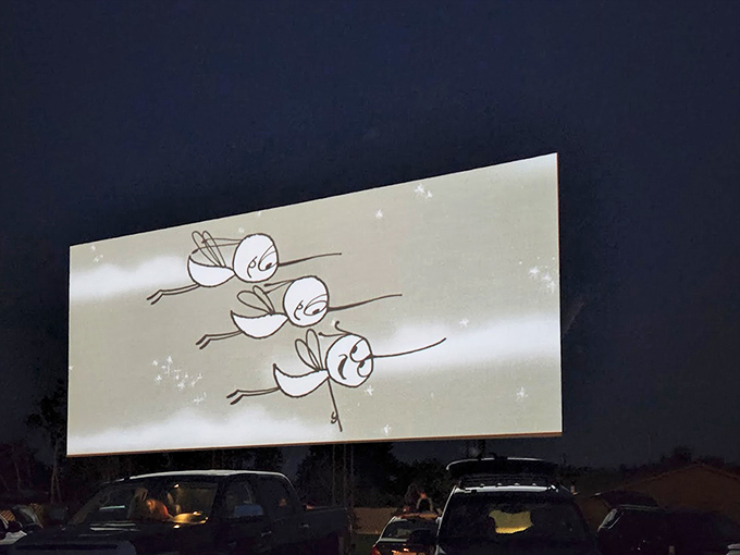 Vintage animation dances across the massive screen, delighting viewers of all ages. Some cartoons just deserve the 40-foot treatment.