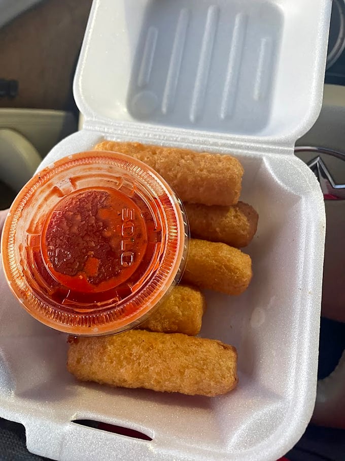 Mozzarella sticks that stretch like a yoga instructor showing off at the gym.