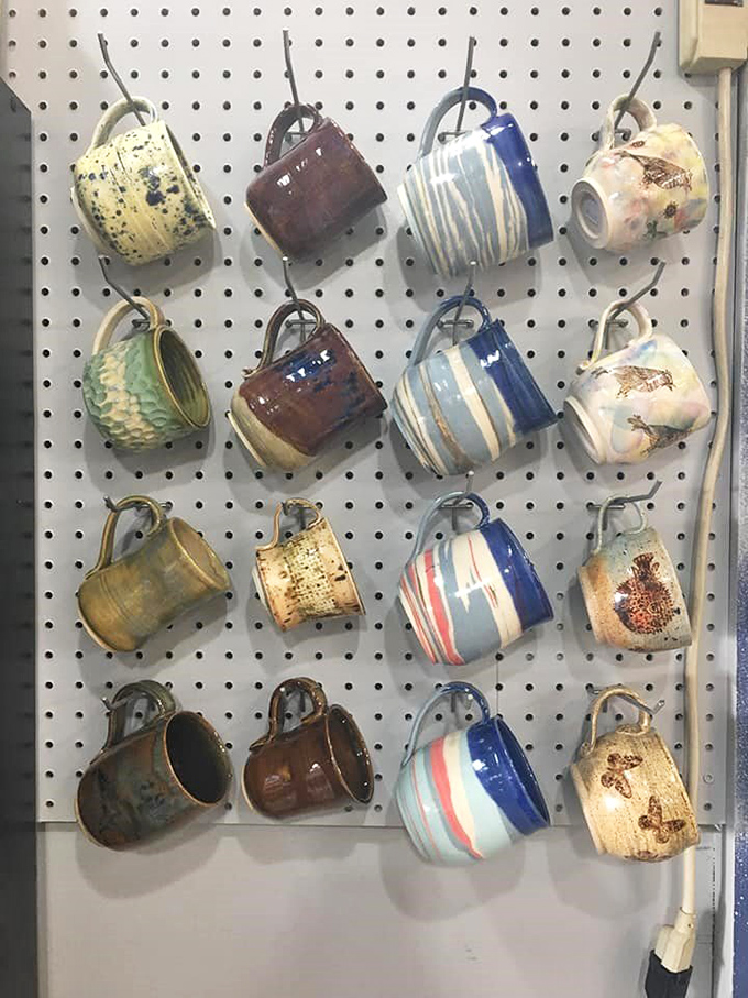 These mugs have seen things&mdash;coffee, tea, perhaps a midnight toddy&mdash;now waiting for their next caffeine-fueled conversation.