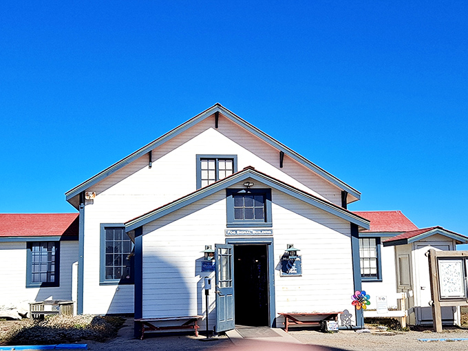The museum building houses treasures from maritime history, inviting visitors to step back into a time when lighthouse keeping was a way of life.
