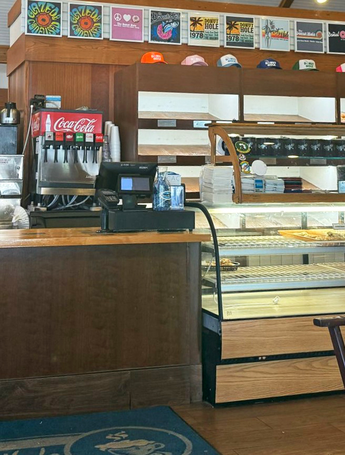 The counter area feels like a time machine to when diners were the original social networks, minus the trolls and cat videos.