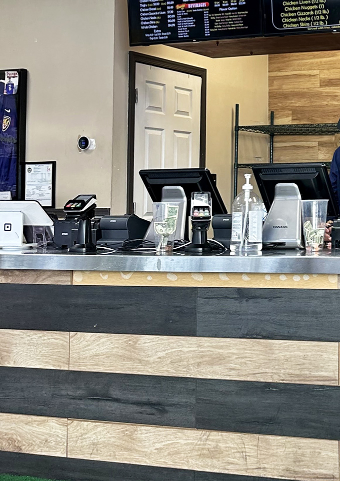 The counter where dreams come true. Simple, efficient, and the gateway to some of the best fried food you'll find this side of the Mason-Dixon.