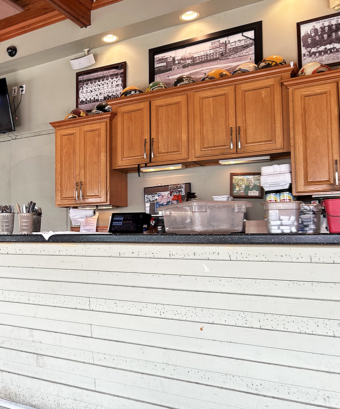 The order counter where dreams are placed and stomachs prepare themselves for the incoming wave of deliciousness ahead.