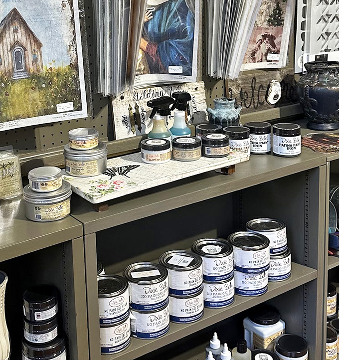 For DIY enthusiasts, shelves of specialty paints and finishes promise to transform today's finds into tomorrow's heirlooms.