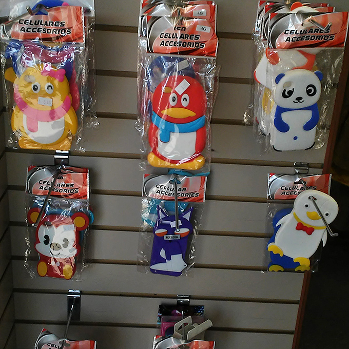 Even phone accessories get the thrift store treatment. These character cases prove personality doesn't have to come with a premium price tag.