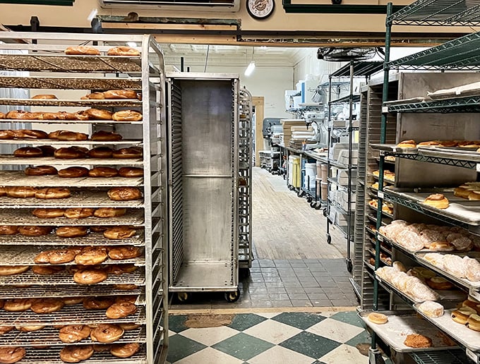 Behind-the-scenes magic where tomorrow's memories are born. Those racks hold more happiness per square inch than most amusement parks.