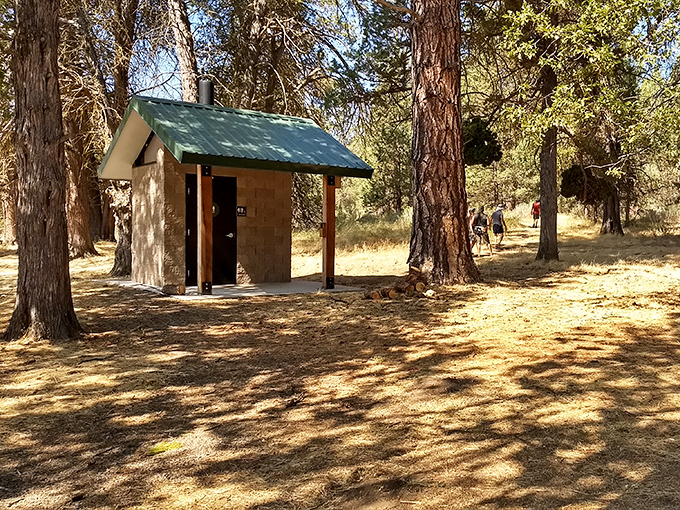 The humble throne room of the wilderness&mdash;where even the most basic facilities feel luxurious after hours of communing with nature.