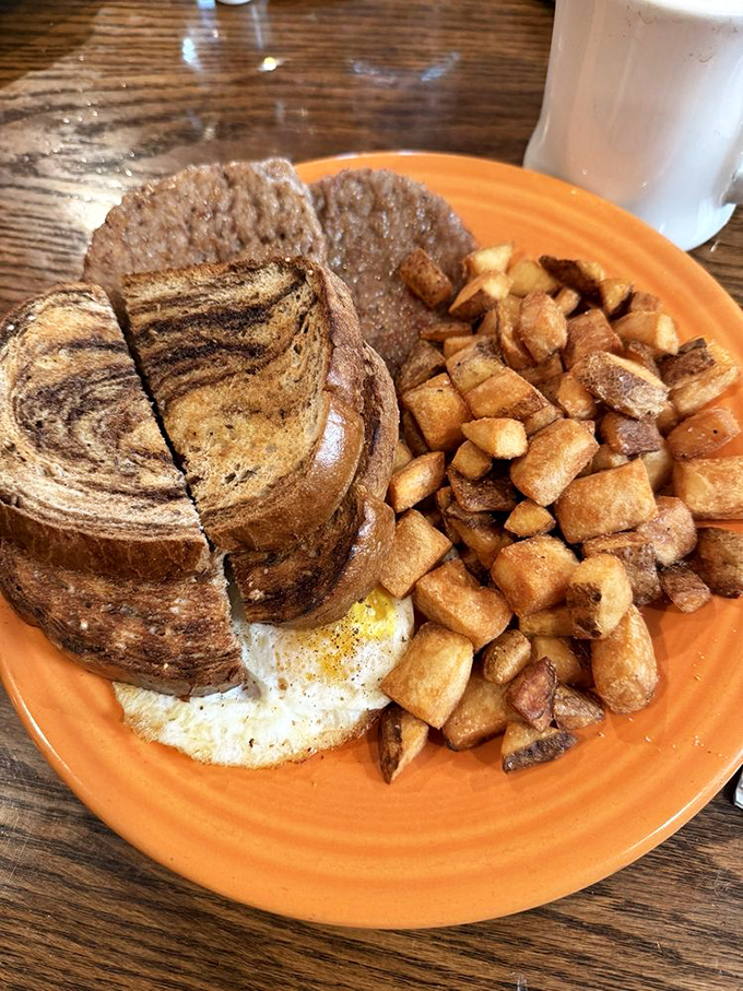 A sandwich and salad that proves Nora's isn't just a breakfast one-hit wonder. That toasted bread is practically posing for its glamour shot.