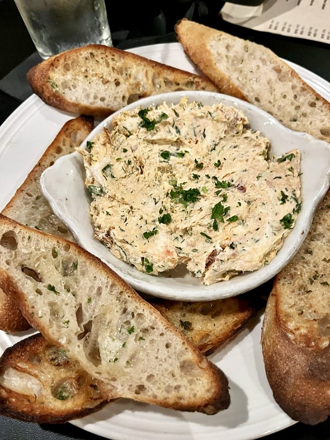 The salmon dip surrounded by crusty bread isn't just an appetizer&mdash;it's the beginning of a beautiful friendship between your taste buds and Lake Wissota.
