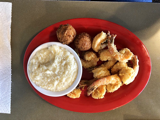 These shrimp haven't just been fried &ndash; they've been transformed into crunchy, golden vessels of oceanic delight that would make Poseidon himself order seconds.