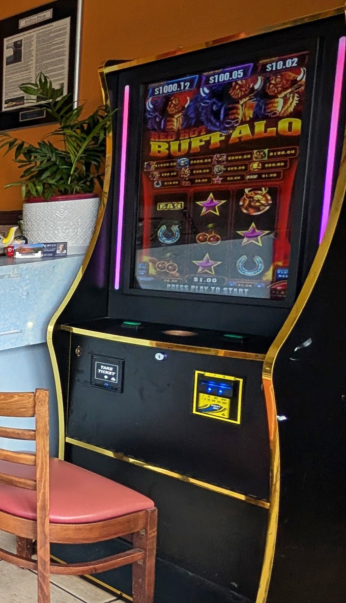 Even the entertainment corner has a touch of the unexpected&mdash;proof that Erie Curry House offers more than one kind of spice in life.