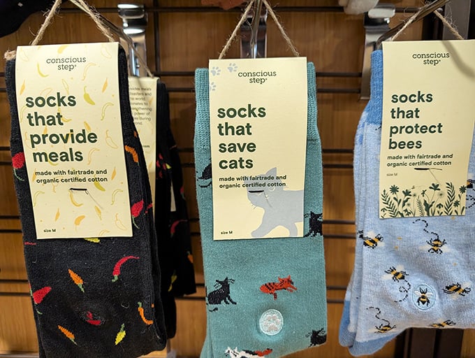 Socks galore, because life's too short for boring feet or paying retail for comfort.