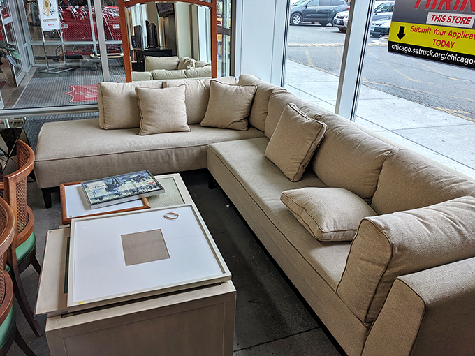 This neutral sectional sofa isn't just furniture&mdash;it's the blank canvas for your next Netflix marathon, family gathering, or impromptu nap session. 
