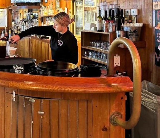 Behind every great seafood joint is a bar where stories flow as freely as the drinks, crafted by hands that know exactly what you need.