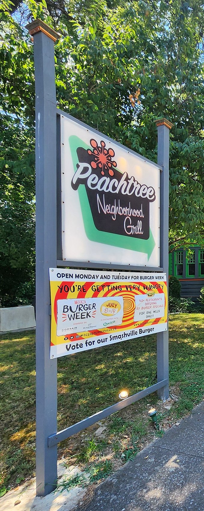 The sign says it all &ndash; this isn't just a restaurant, it's a neighborhood institution that participates in community events like Burger Week.