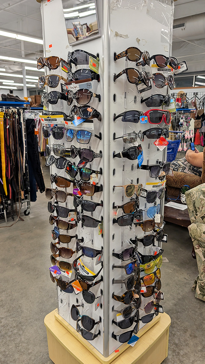 Sunglasses galore! Designer shades at fraction-of-retail prices. Who cares if they're last season when you're saving hundreds?