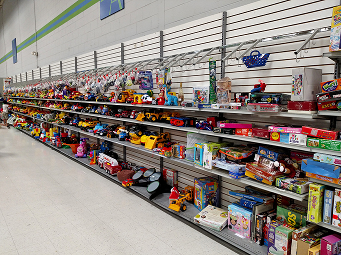 Toy heaven &ndash; where nostalgic parents spend more time reminiscing than their children spend choosing.
