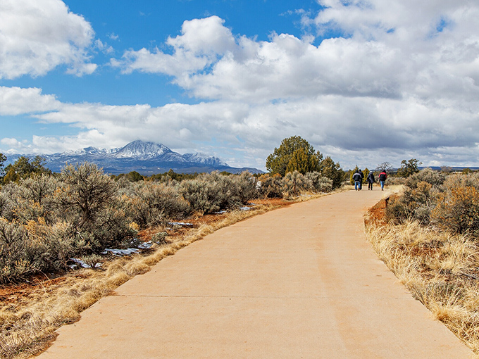 Fiesta Mexicana's colorful entrance promises the kind of authentic flavors that make chain restaurants weep with inadequacy and shame.