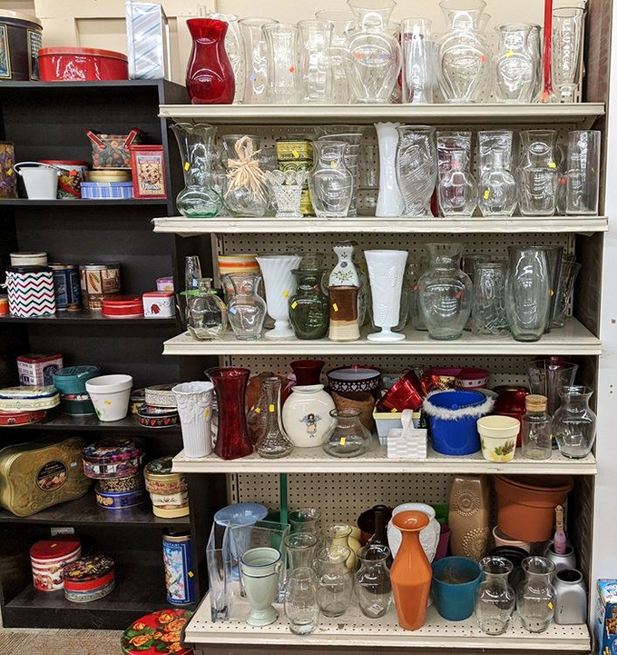 Vase collectors, prepare your credit cards! This glassware collection spans decades of design trends, from mid-century to millennial minimalist.