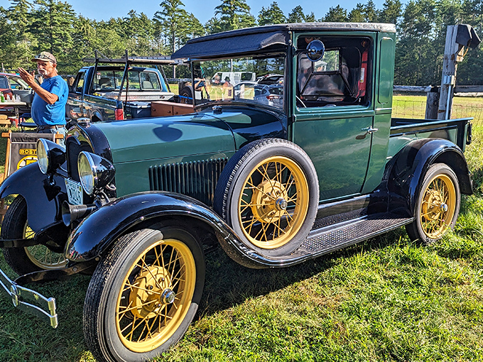 This beautifully preserved vintage automobile proves they really don't make them like they used to—literally or figuratively.