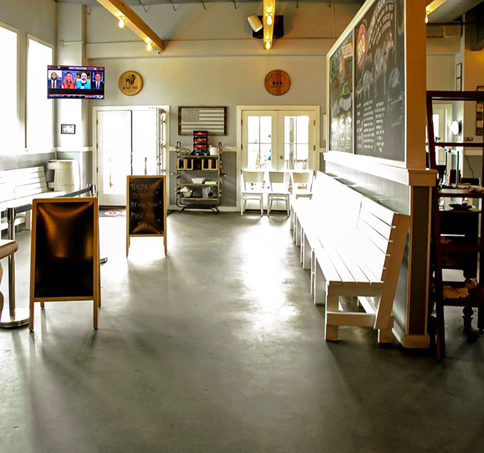 The waiting area's bright and welcoming design means even the pre-meal experience feels comfortable and inviting throughout.