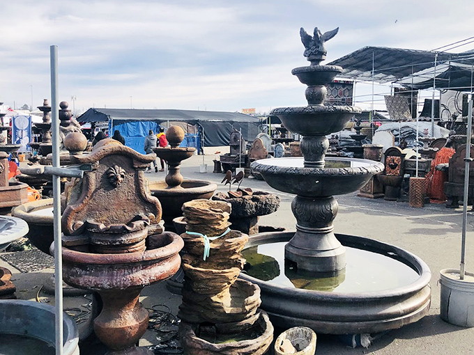 Fountain fantasy land where your backyard dreams take shape. From elegant eagles to stacked stones—suburban oasis starter kits await!