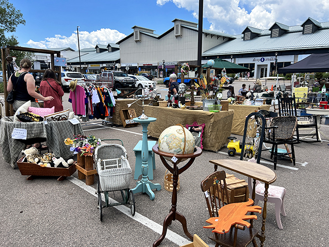 Suburban sophistication meets European charm in this upscale outdoor market experience that delights consistently.