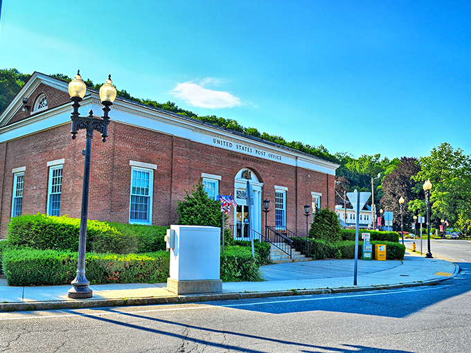 Adams' beautiful brick buildings stand against a backdrop of Berkshire mountains, offering affordable charm in Western Massachusetts.