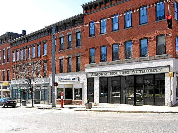 That distinctive turret building adds architectural flair to streets where your credit card stays comfortably in pocket.