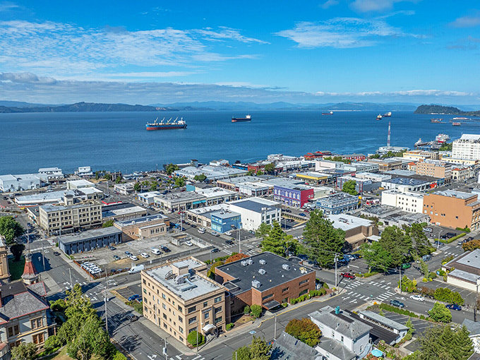 Astoria's waterfront bustles with activity, offering million-dollar views at thousand-dollar prices.
