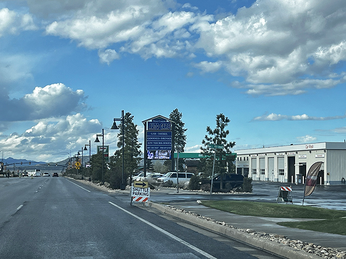 Beaver's main street combines Old West charm with modern convenience, like finding WiFi in a saloon from yesteryear.