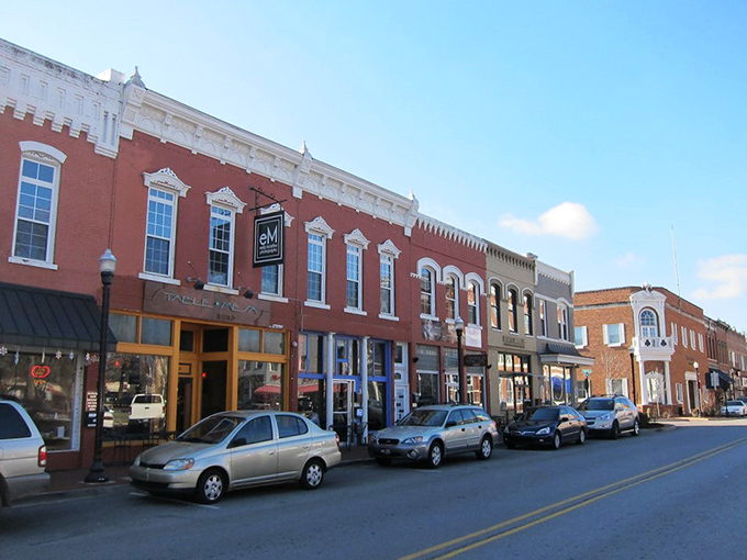 Bentonville's colorful downtown shows how art and commerce can dance together in perfect harmony and mutual respect.