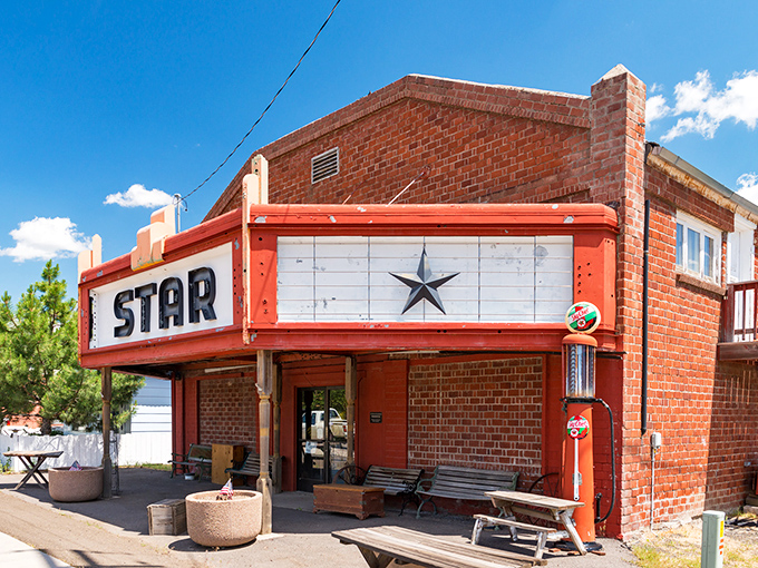 Bly's cafe culture thrives where coffee conversations solve the world's problems one cup at a time.