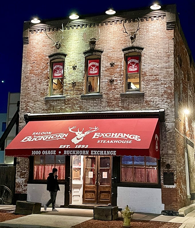 The Buckhorn Exchange's weathered brick tells you this place has seen things. Since 1893, it's been Denver's temple of meat.
