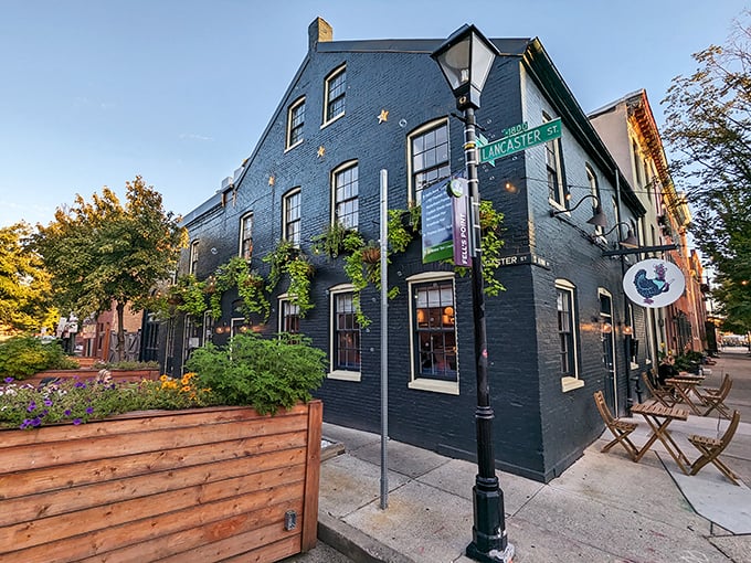 That blue brick building in Fells Point isn't just pretty&mdash;it's Bunny's fortress of fried chicken deliciousness.