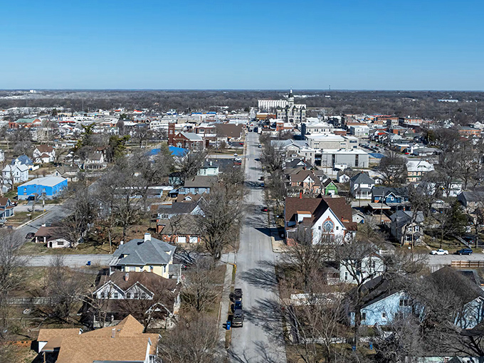 Carthage's colorful downtown invites exploration without the big-city price tag. Window shopping never looked so good!