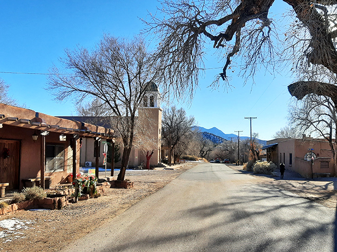 Cerrillos' dusty main street hasn't changed much since miners sought fortune here &ndash; a time capsule with a post office.