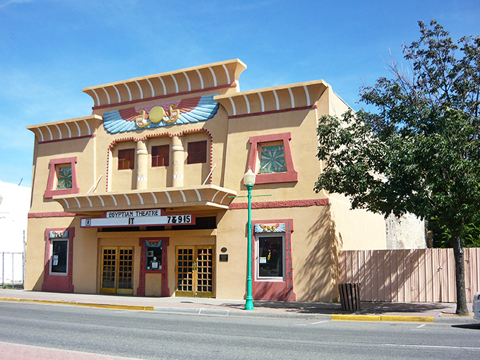 Delta's Egyptian Theatre adds unexpected glamour to fruit country, where peach orchards meet performing arts.