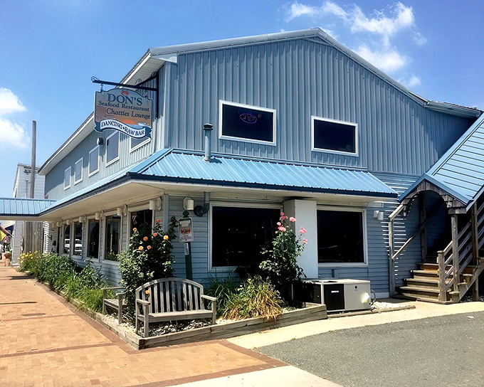 Don's blue exterior promises seafood simplicity &ndash; where the focus stays squarely on what's fresh from the water.
